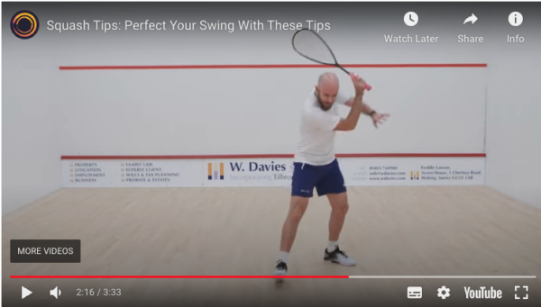 Squash backhand technique - CourtBound.com